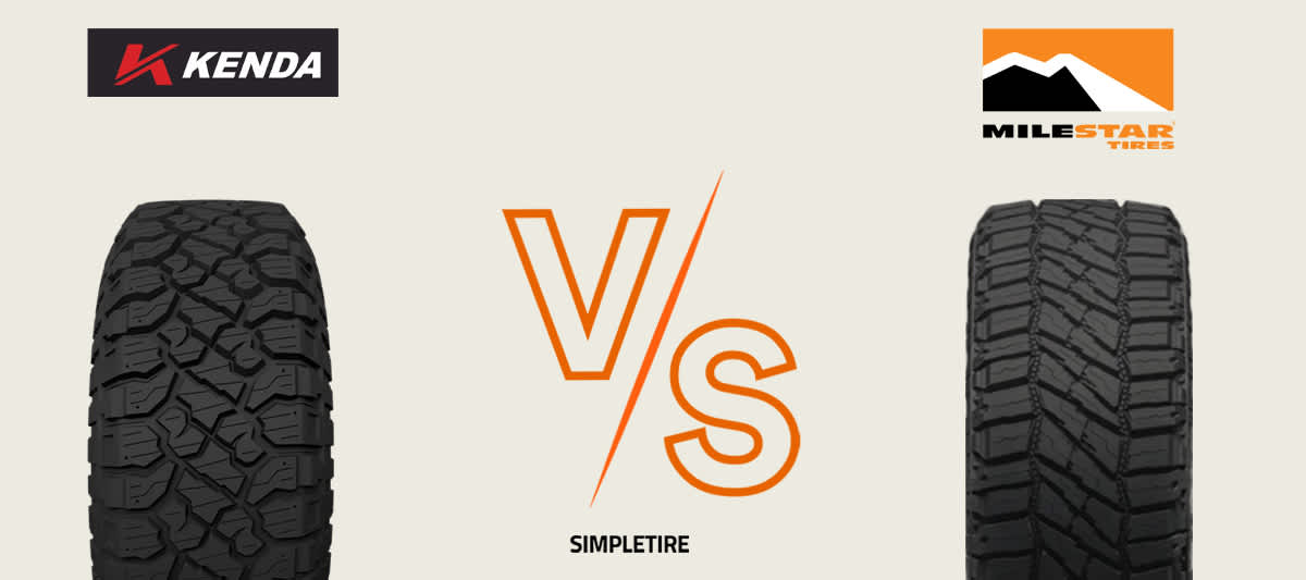Kenda Klever R/T (KR601) vs Milestar Patagonia X/T tires | SimpleTire